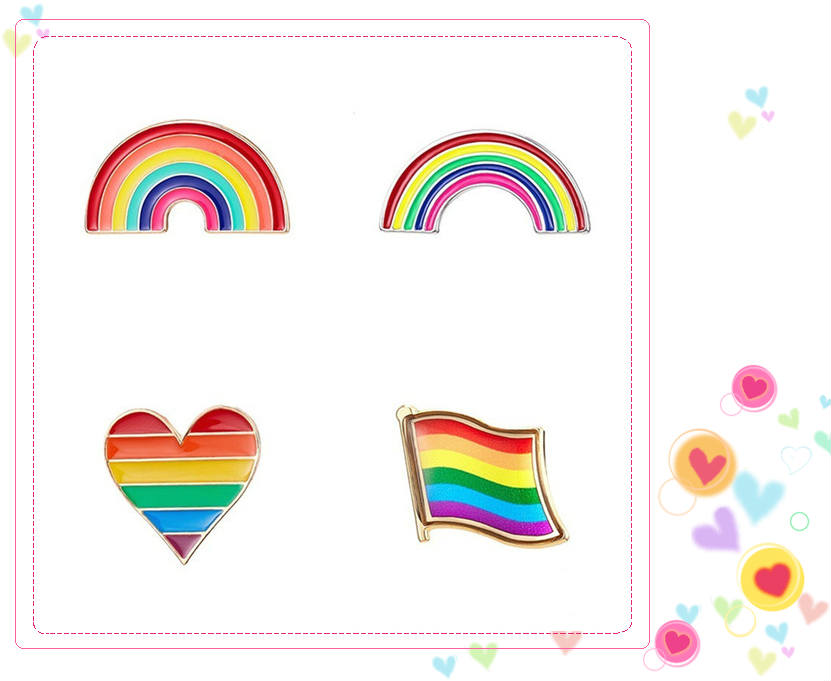 Charming Rainbow Custom Pins, Do You Like Them? – Enamel Pins.com